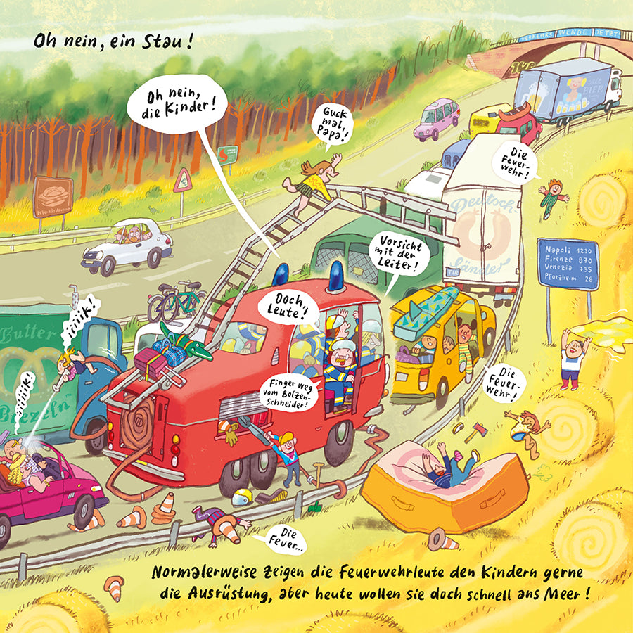 Die Feuerwehr macht Urlaub – Reprodukt